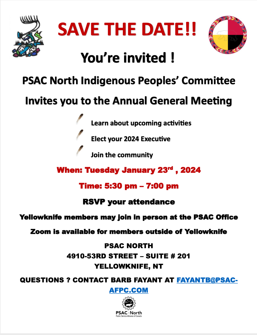 PSAC North Indigenous Peoples' Committee Annual General Meeting - PSAC ...